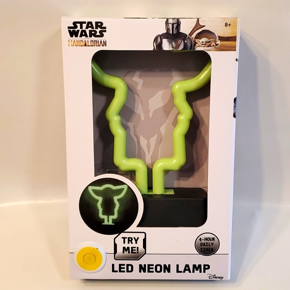 Disney | Accents | Star Wars Mandalorian Baby Yoda Led Neon Lamp | Poshmark